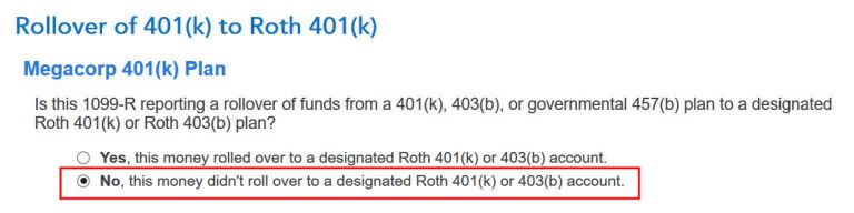 How To Enter 2021 Mega Backdoor Roth in TurboTax (Updated)