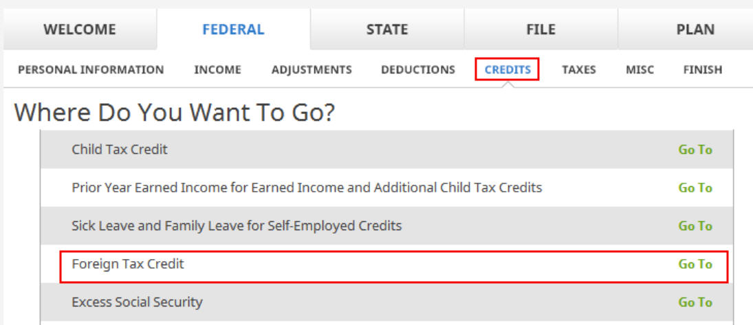 How to Enter 2024 Foreign Tax Credit Form 1116 in H&R Block