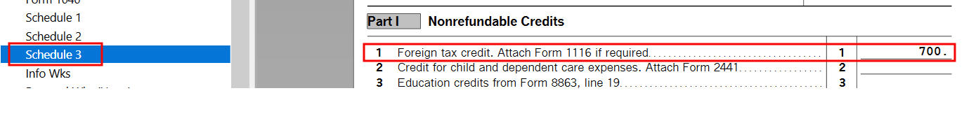 How to Enter Foreign Tax Credit Form 1116 in TurboTax