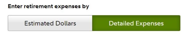 Fidelity Retirement Planning Tool: High-Level Model, Not Tactical