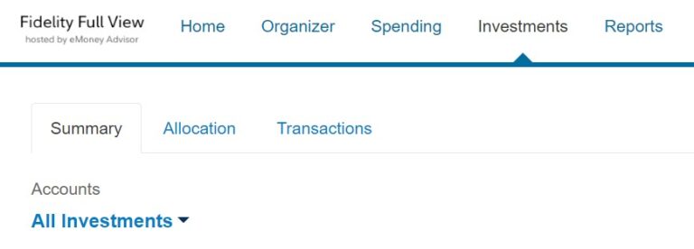 Fidelity Full View + GPS: Track Your Portfolio Across All Accounts