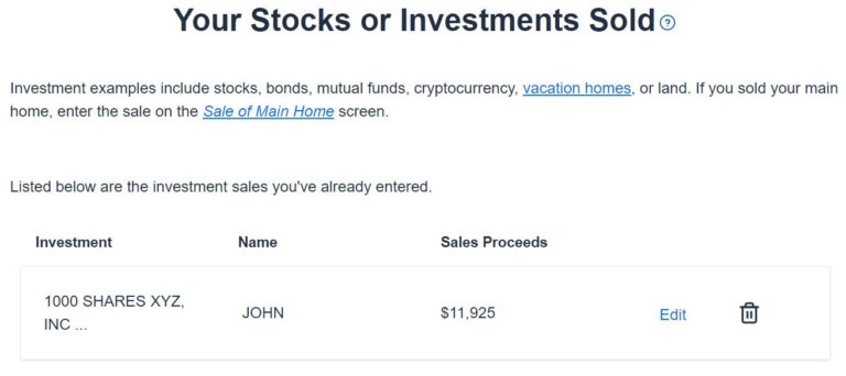 How to Enter 2024 ESPP Sold in FreeTaxUSA: Adjust Cost Basis