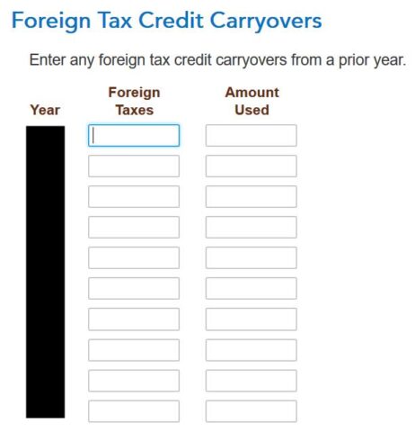 How to Enter 2024 Foreign Tax Credit Form 1116 in TurboTax