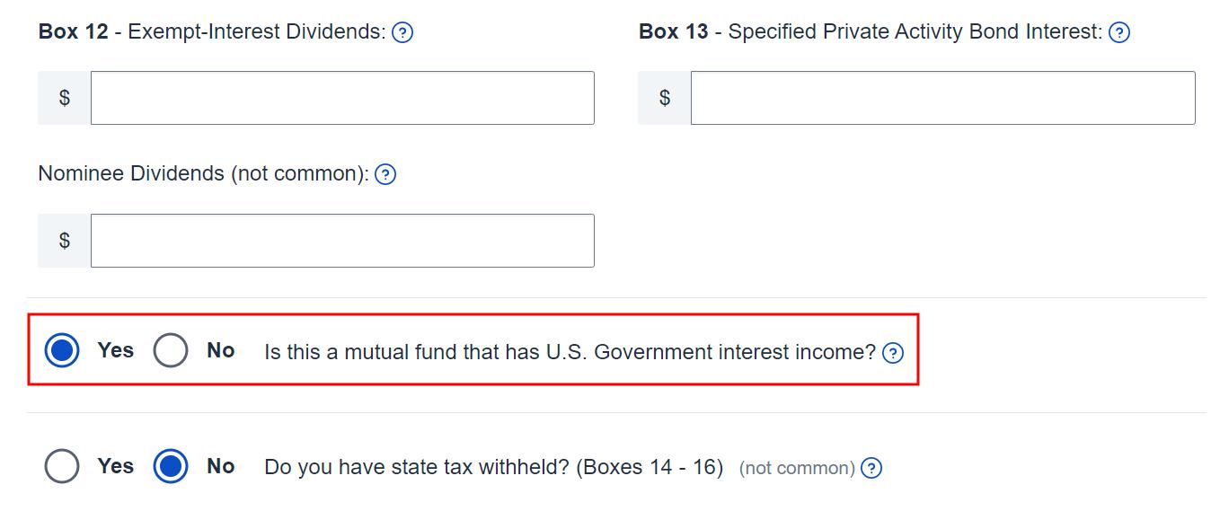 Claim State Tax Free Interest in TurboTax, H&R Block, FreeTaxUSA