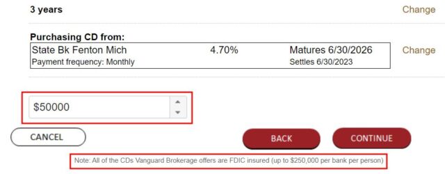How to Buy CDs in a Fidelity or Vanguard Brokerage Account