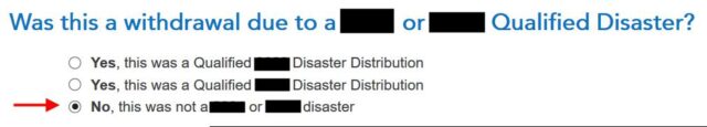 Roth IRA Withdrawal After 59-1/2 in TurboTax and H&R Block