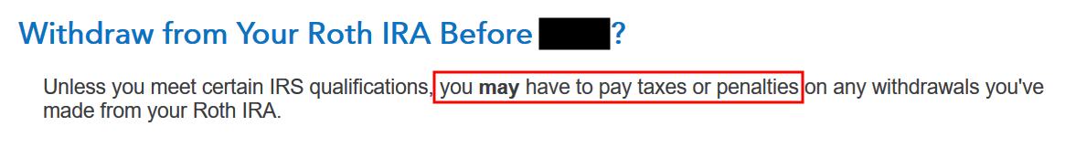 Roth IRA Withdrawal After 59-1/2 in TurboTax and H&R Block