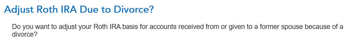 Roth IRA Withdrawal After 59-1/2 in TurboTax and H&R Block