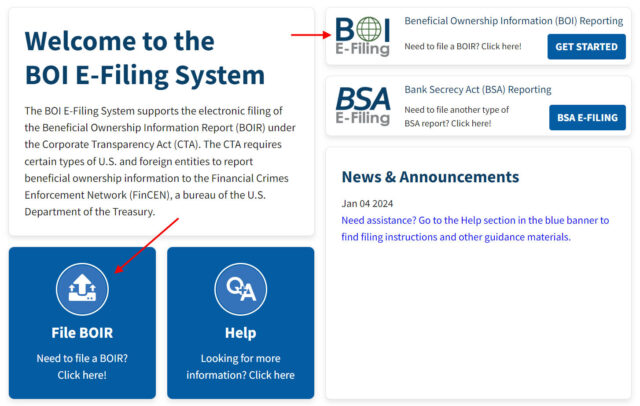File FinCEN BOI Report for Your LLC or S-Corp