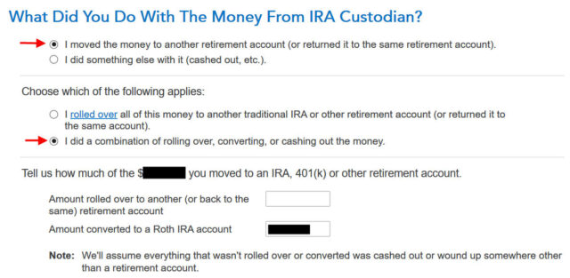 Backdoor Roth in TurboTax: Recharacterize & Convert, Same Year