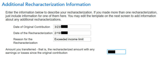 Split-Year Backdoor Roth IRA in TurboTax, Year 1