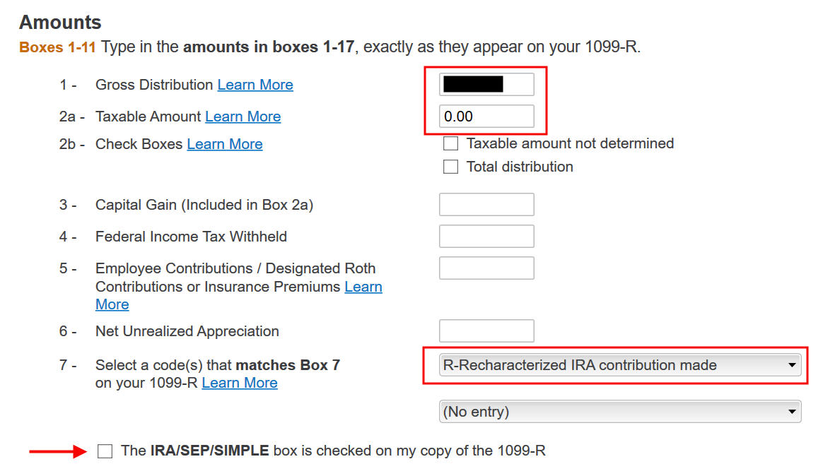 Split-Year Backdoor Roth IRA in TurboTax, Year 2