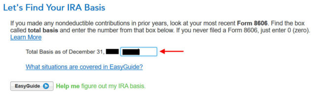 Split-Year Backdoor Roth IRA in TurboTax, Year 2