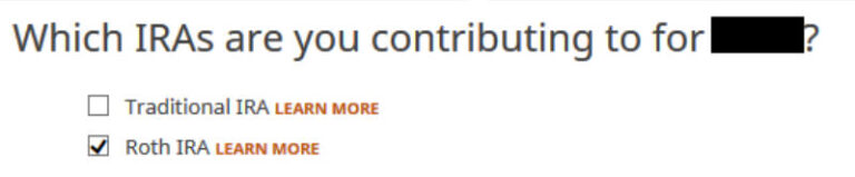 Split-Year Backdoor Roth IRA in H&R Block, Year 1