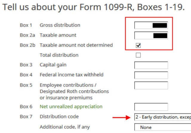 Split-Year Backdoor Roth IRA in H&R Block, Year 2