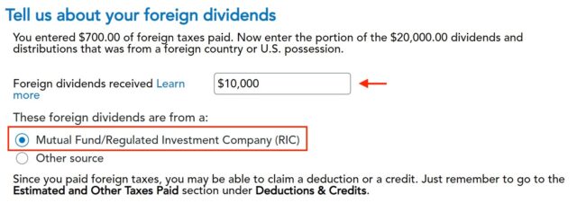 How to Enter 2024 Foreign Tax Credit Form 1116 in TurboTax