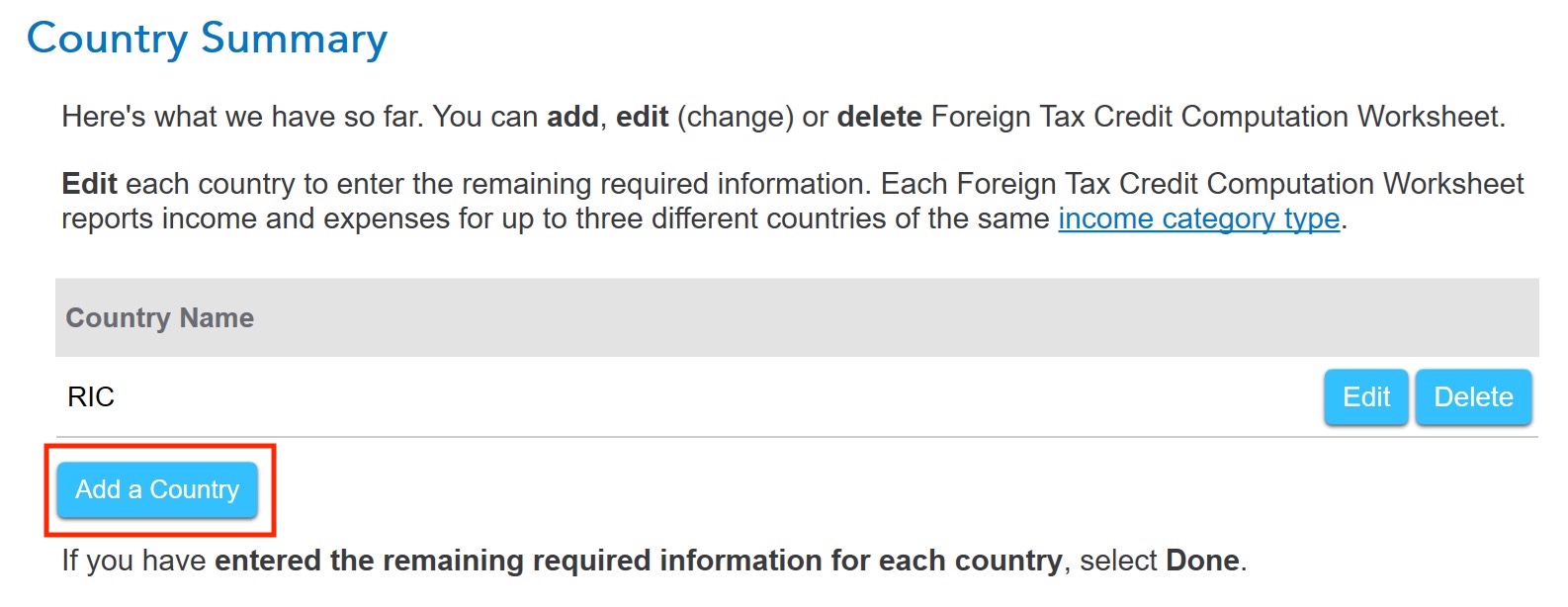 How to Enter 2024 Foreign Tax Credit Form 1116 in TurboTax